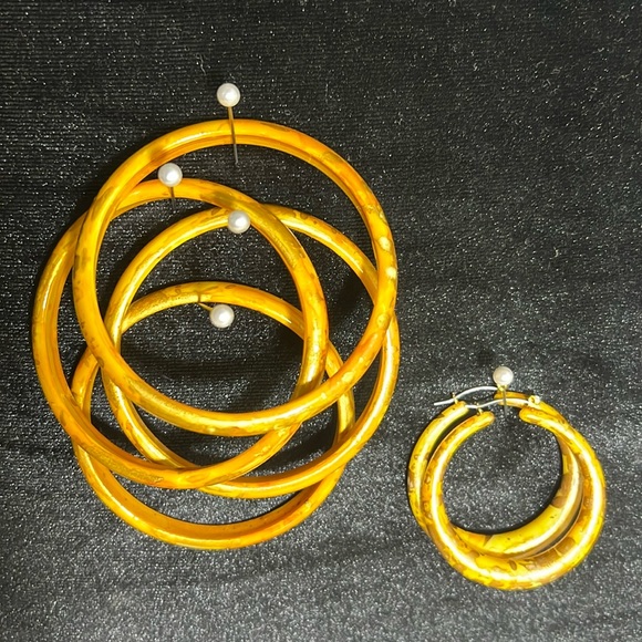 Jewelry | Free With Purchase Over 2 Yellow Gold Color Jewelry Set ...